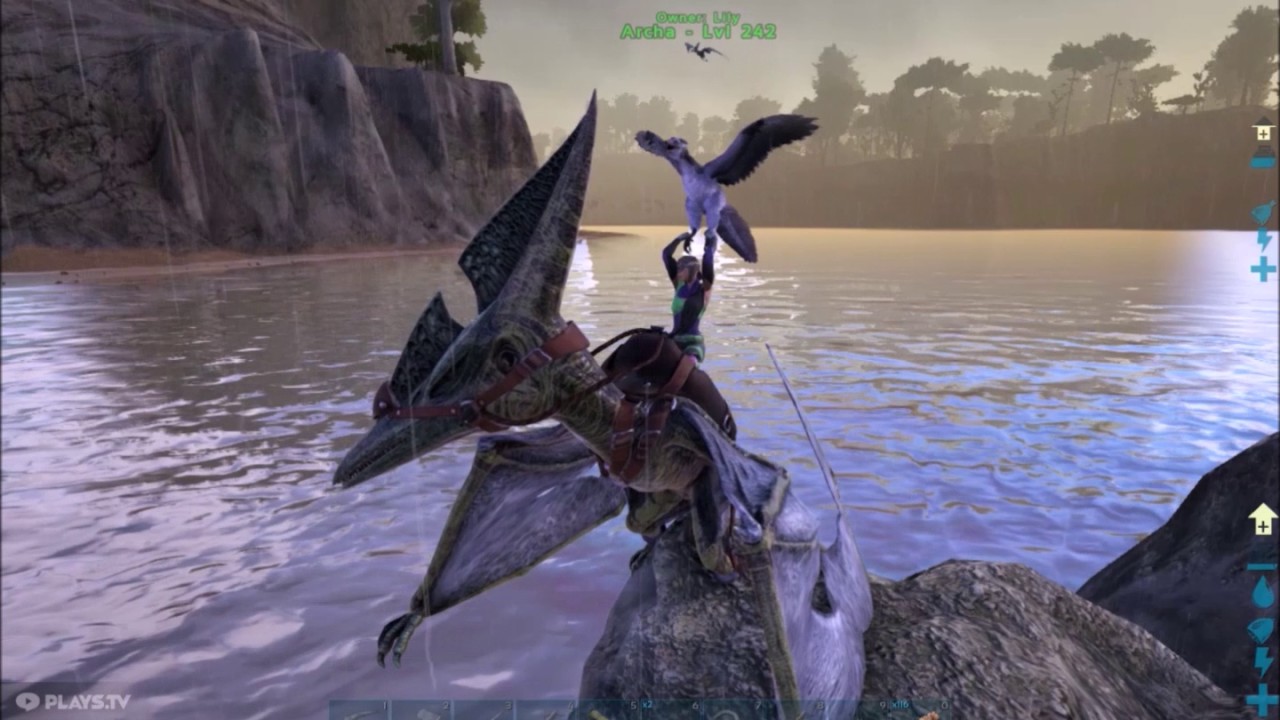 ARK Survival Evolved: Taming an Archa - YouTube