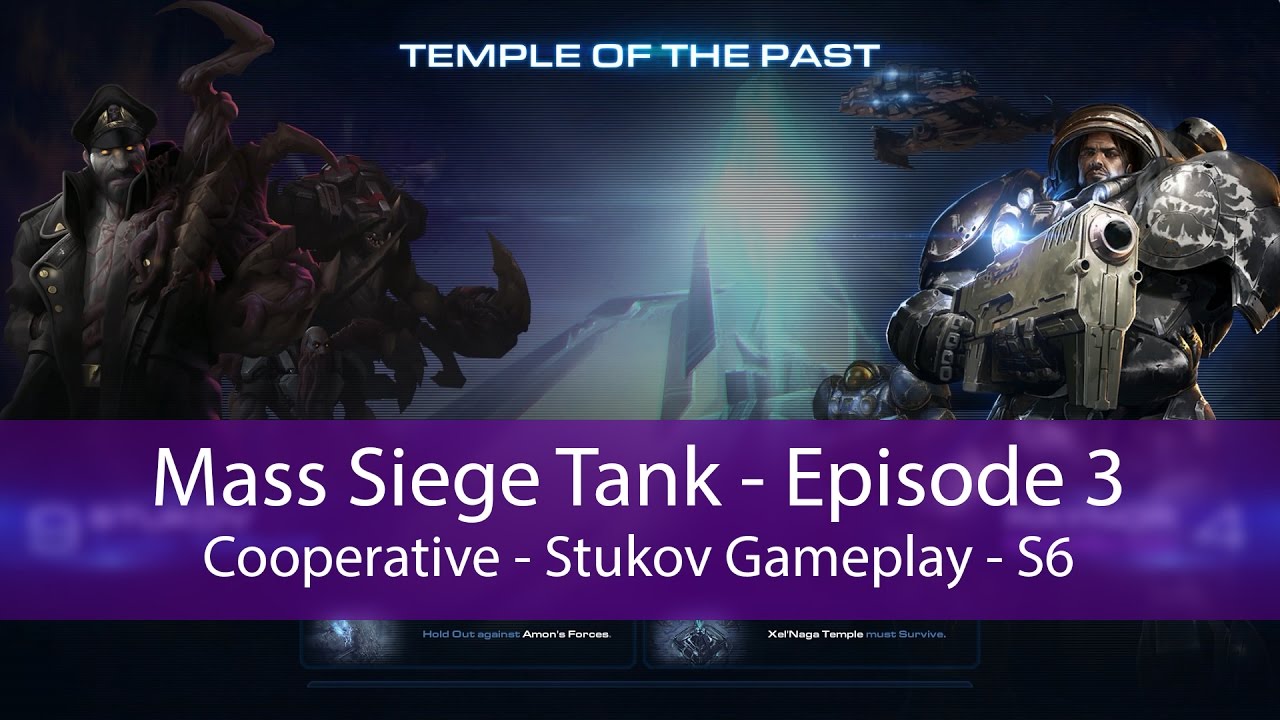 StarCraft II: Mass Siege Tank (Stukov Gameplay) - YouTube