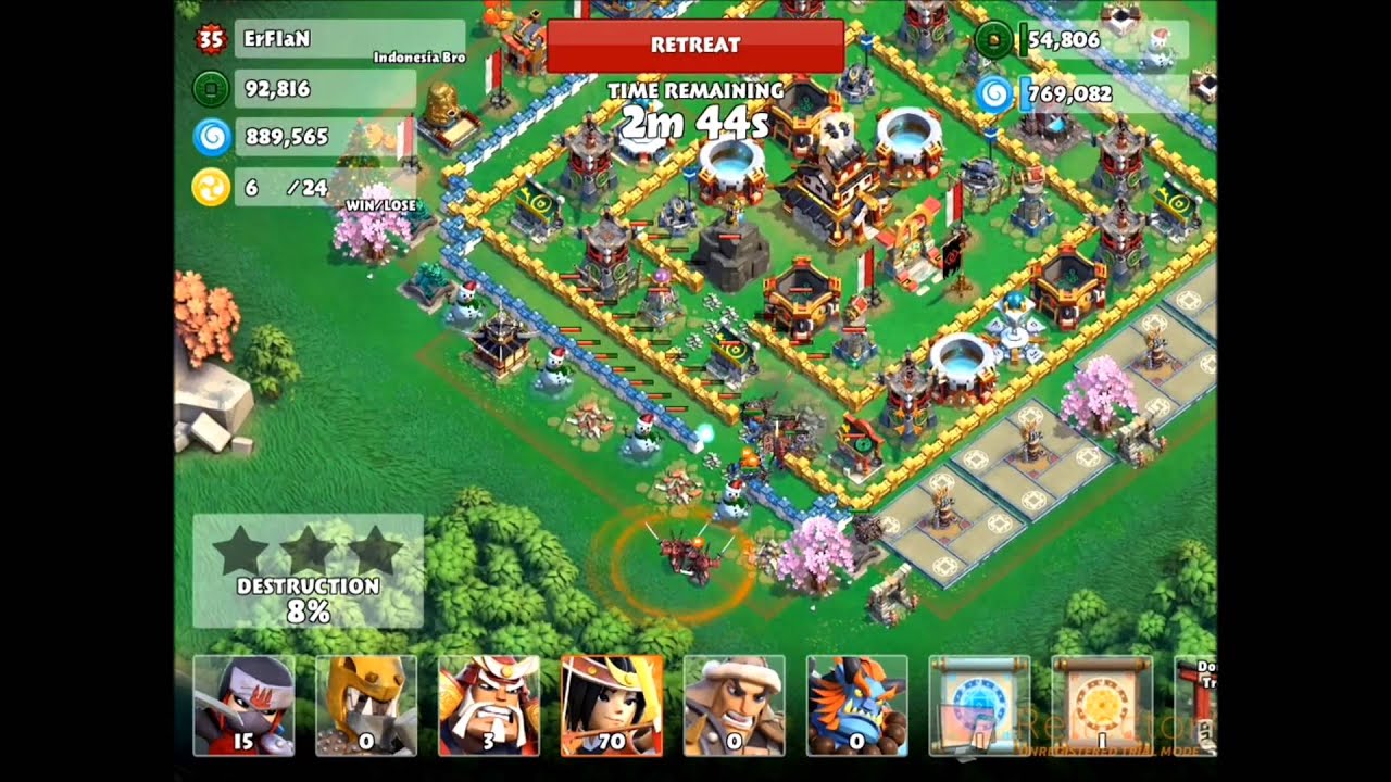 Samurai Siege Battle Strategy 1 - YouTube