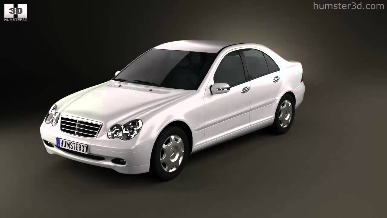 Mercedes-Benz C-class (W203) sedan 2006 3D model by 3DModels.org - YouTube