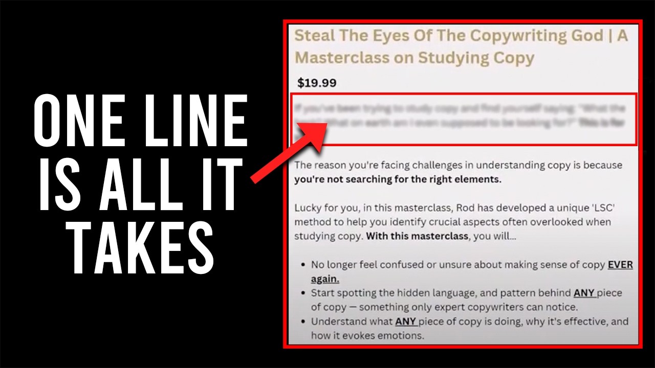 What makes this product page copy "good"? - YouTube