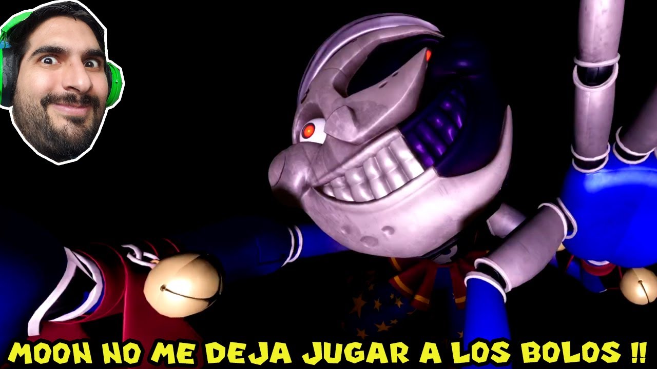 MOON NO ME DEJA JUGAR A LOS BOLOS !! - FNAF Help Wanted 2 con Pepe el ...