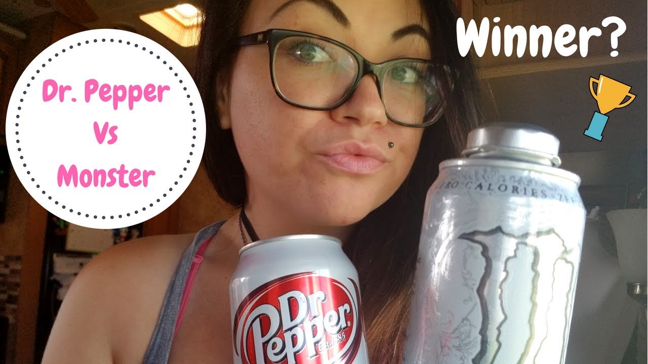 Dr pepper vs Monster burp challenge! Which will win? - YouTube