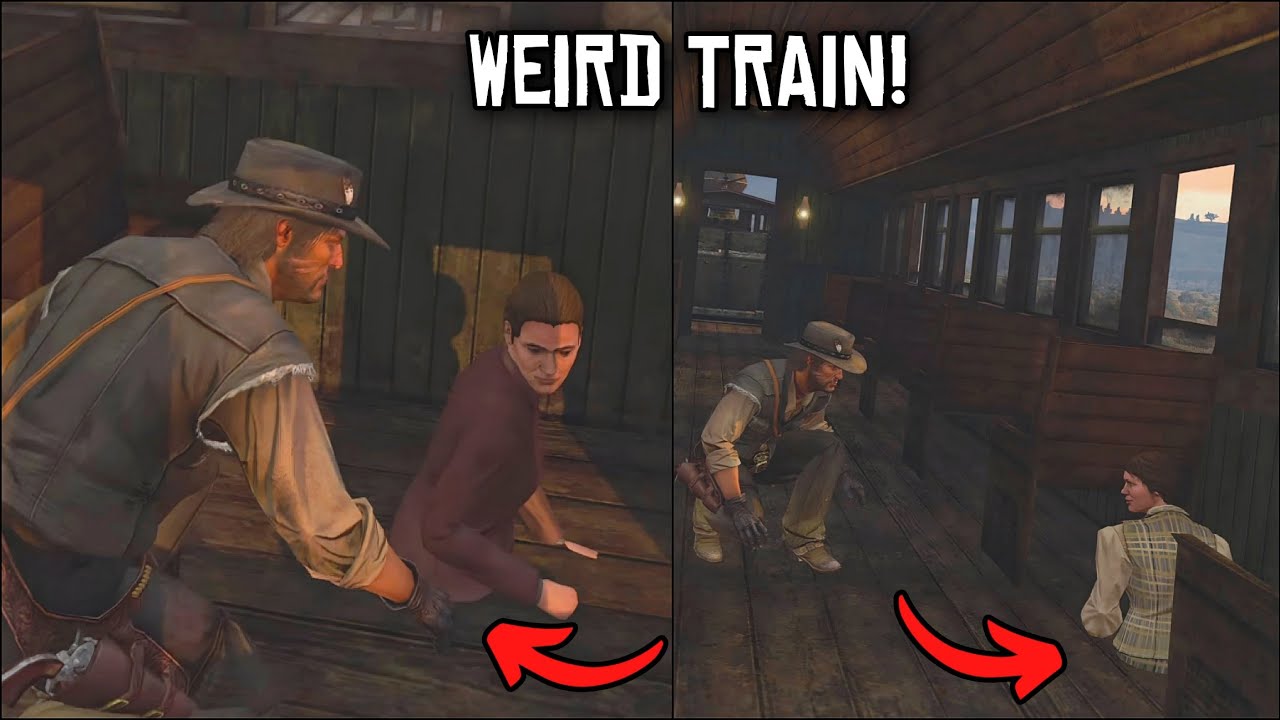 There is something scary and weird about this train | Rdr1 - YouTube