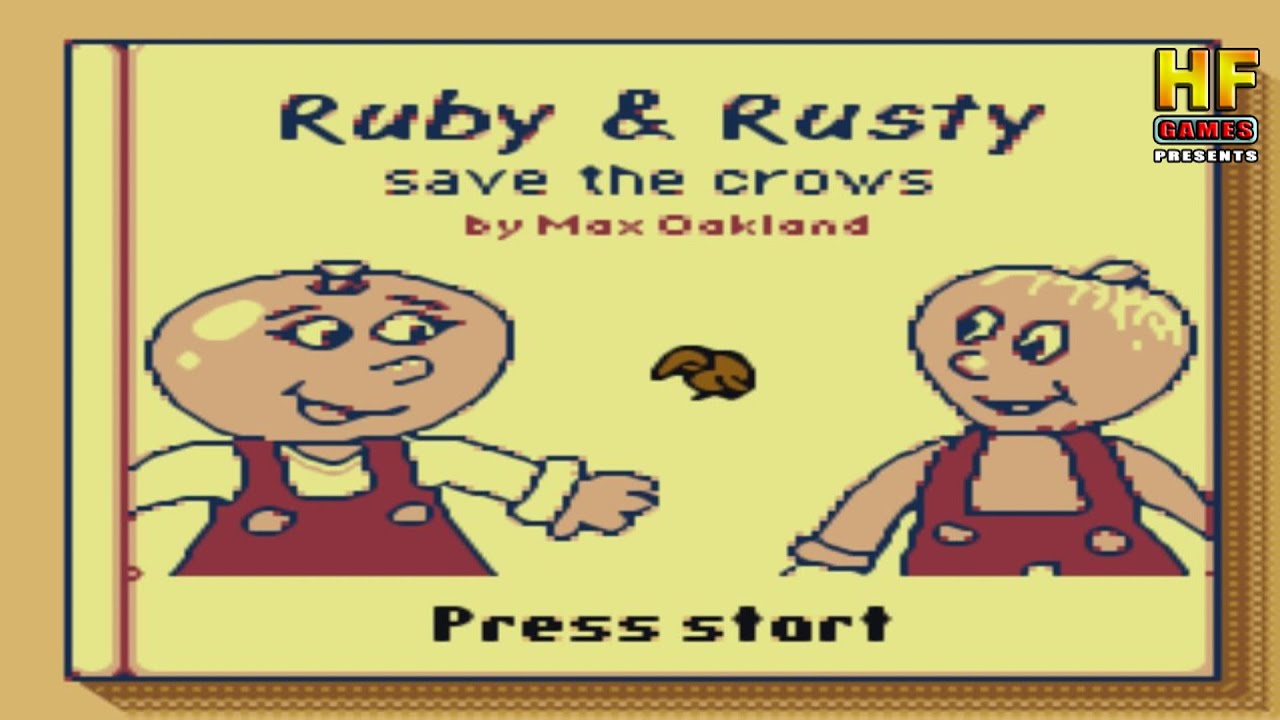 Ruby and Rusty: Save the Crows. Normal & Hard Mode. GBC [No Damage ...