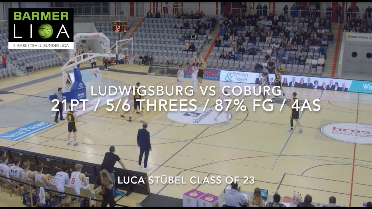 Luca Stübel Highlights vs Coburg (ProB - 8.4.2023) - YouTube