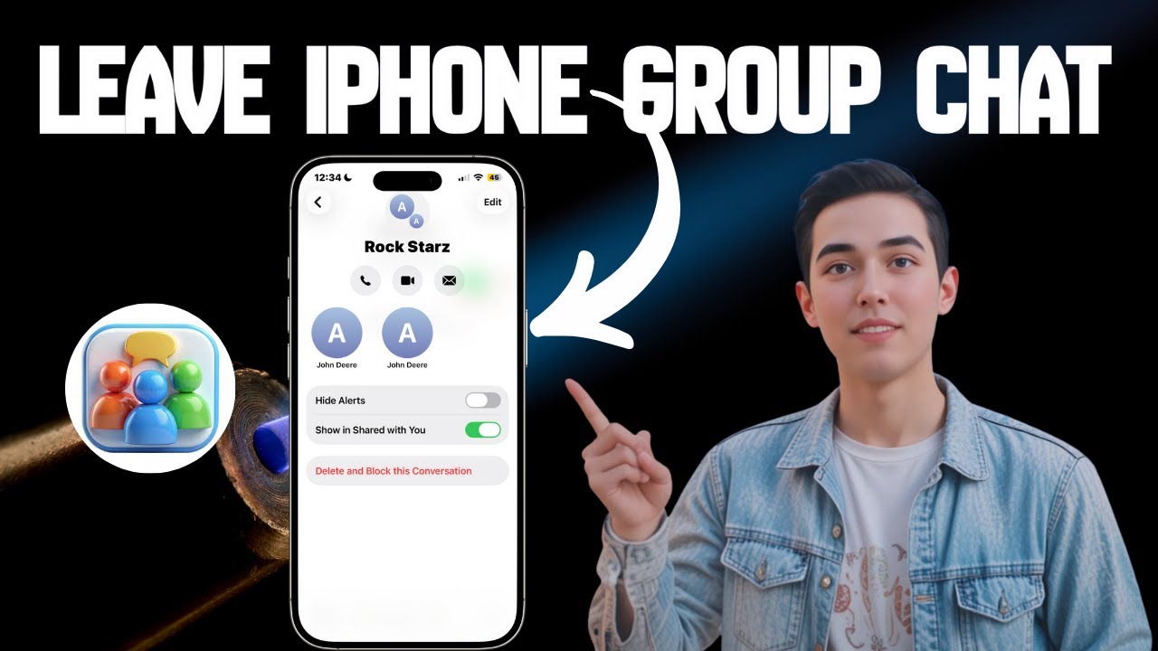 How To Leave A Group Chat On iPhone | Step-by-Step Guide (2025) - YouTube