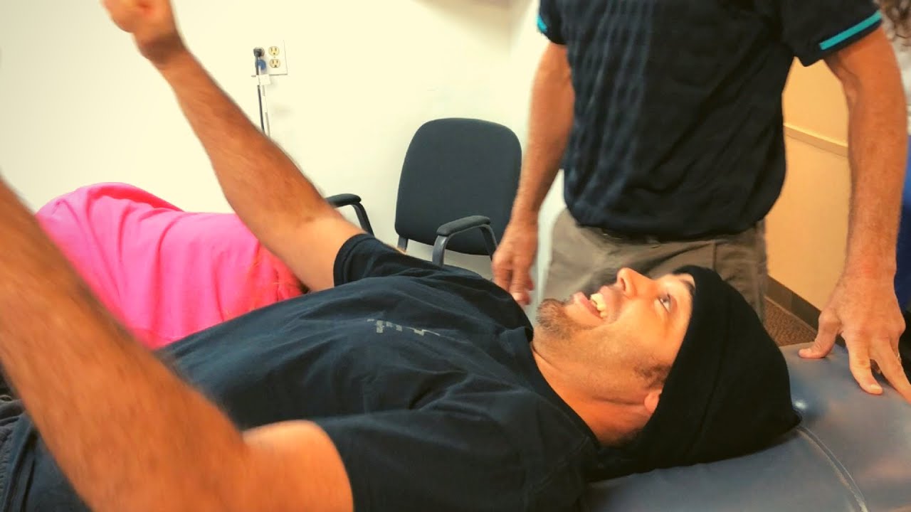 INTENSE HUNCHBACK neck crack for NERVE stinger and neck pain - YouTube