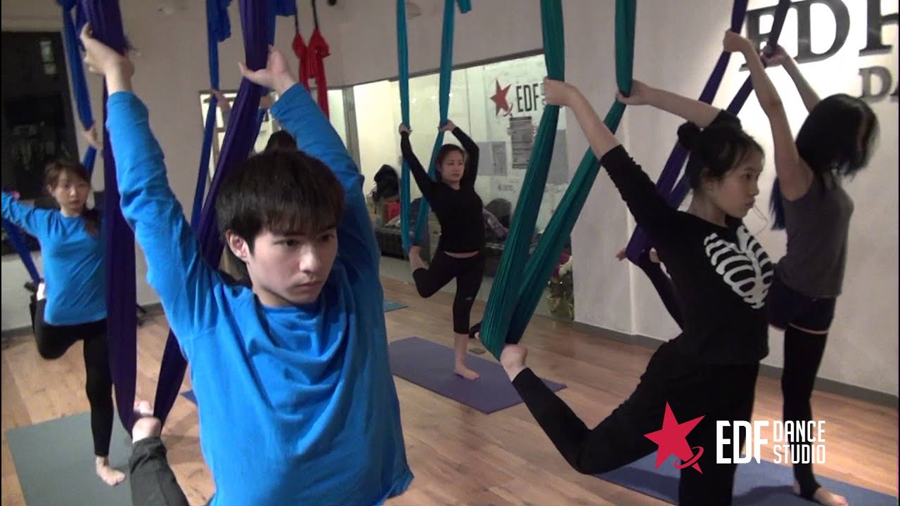 EDF Dance Studio - Aerial Yoga - YouTube