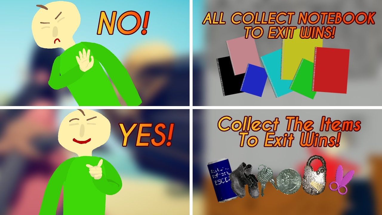 Baldis Basics But You Collect The Items! [Baldi's Basics Mod] - YouTube