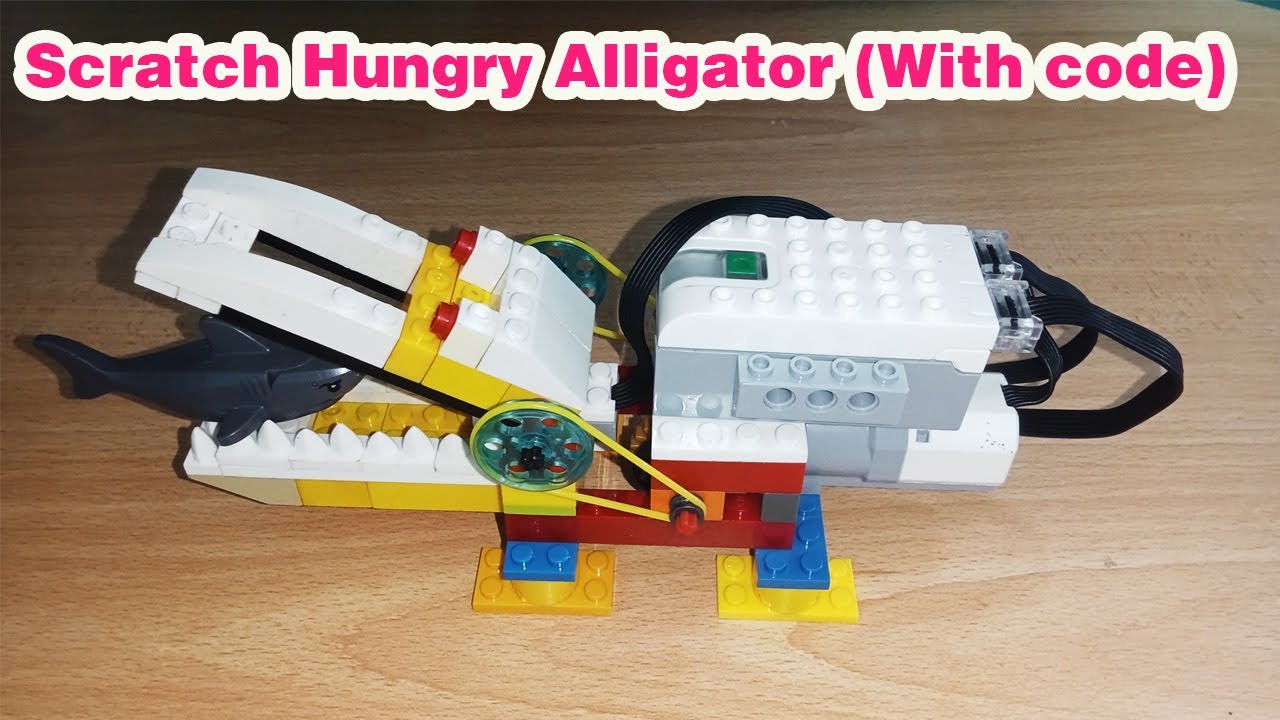 Scratch Hungry Alligator With code - YouTube