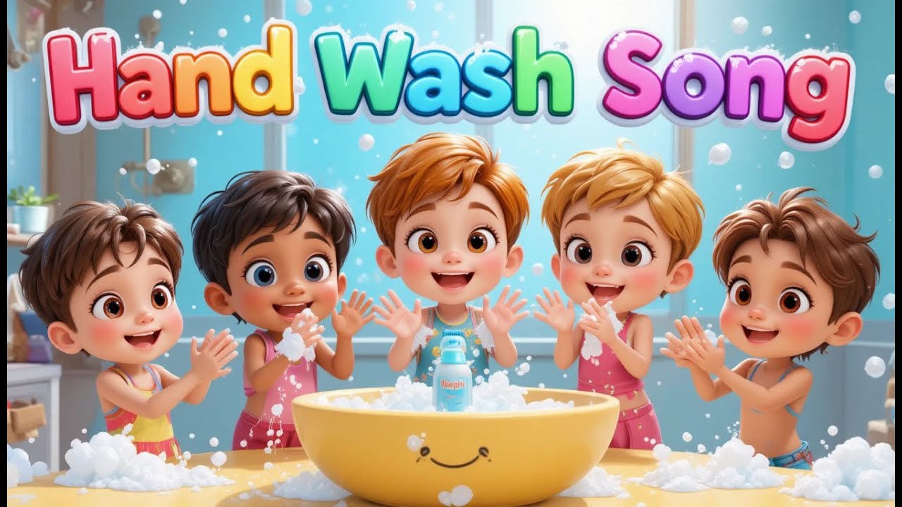 Hand Wash Song | Nursery Rhymes & Kids Songs | Panda World - YouTube