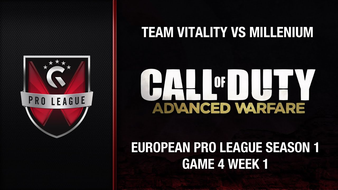Team Vitality vs Millenium - Call of Duty EU Pro League 2015 S1 (G4W1) - YouTube