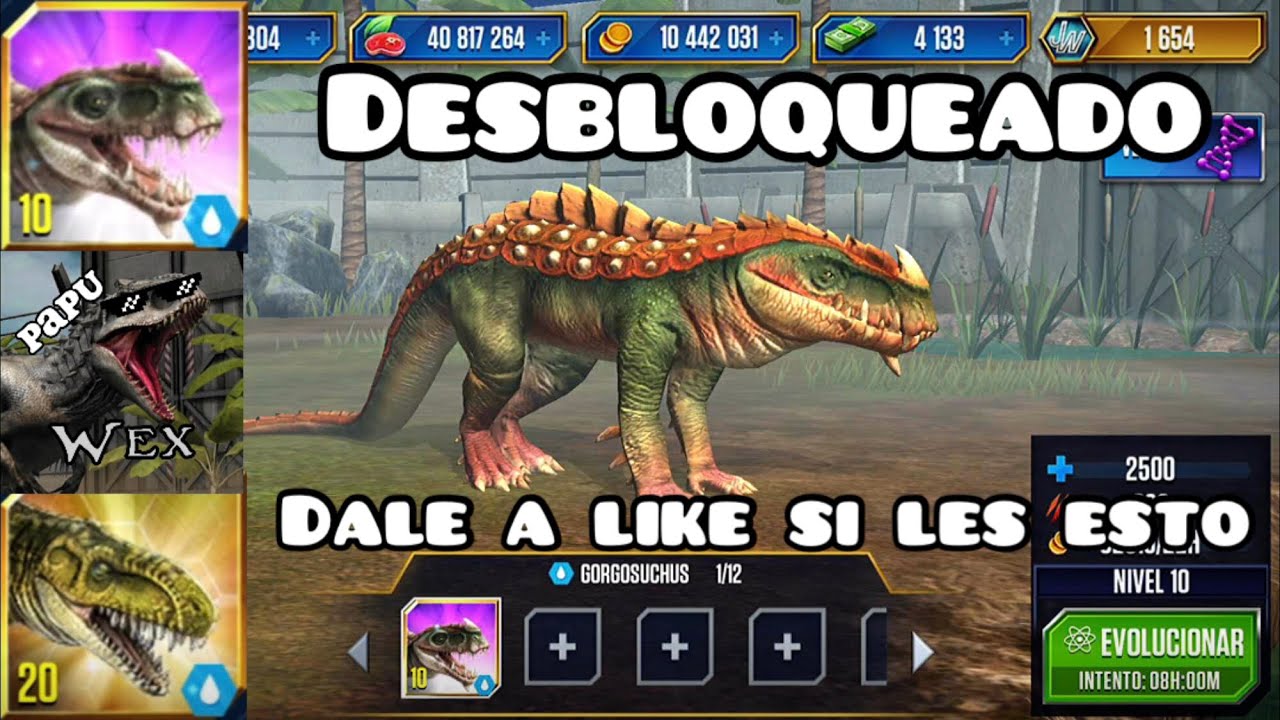 Desbloqueando Al Gorgosuchus - Jurassic World The Game _ Wex - YouTube