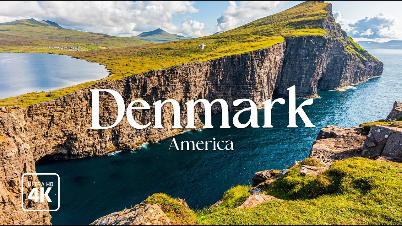 DENMARK (4K ULTRA HD) Relaxing Nature Film - Soft Piano Music With ...