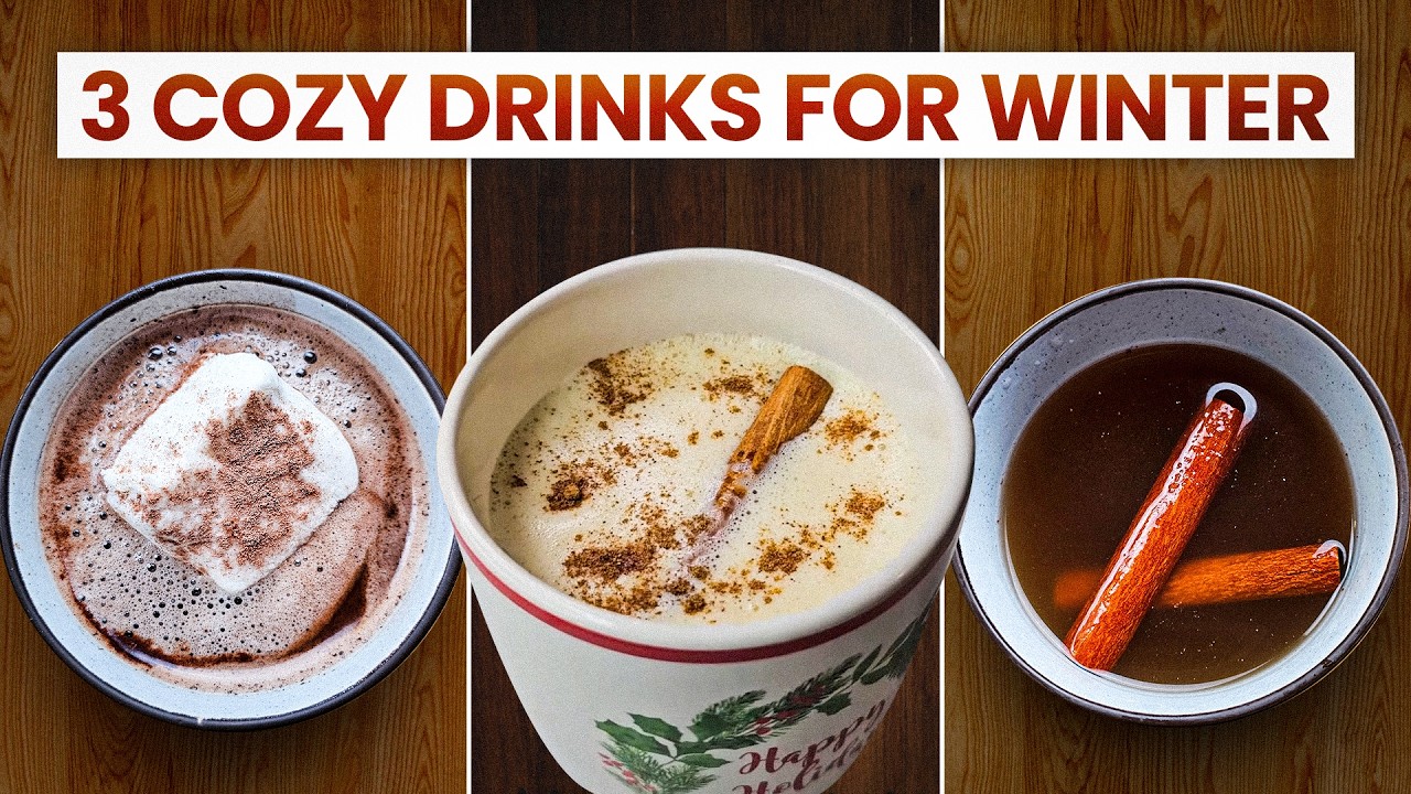 The 3 Best Cozy Drinks for the Winter! - YouTube