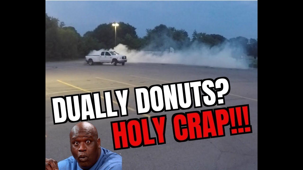 Dodge Quad cab dually donuts?? - YouTube