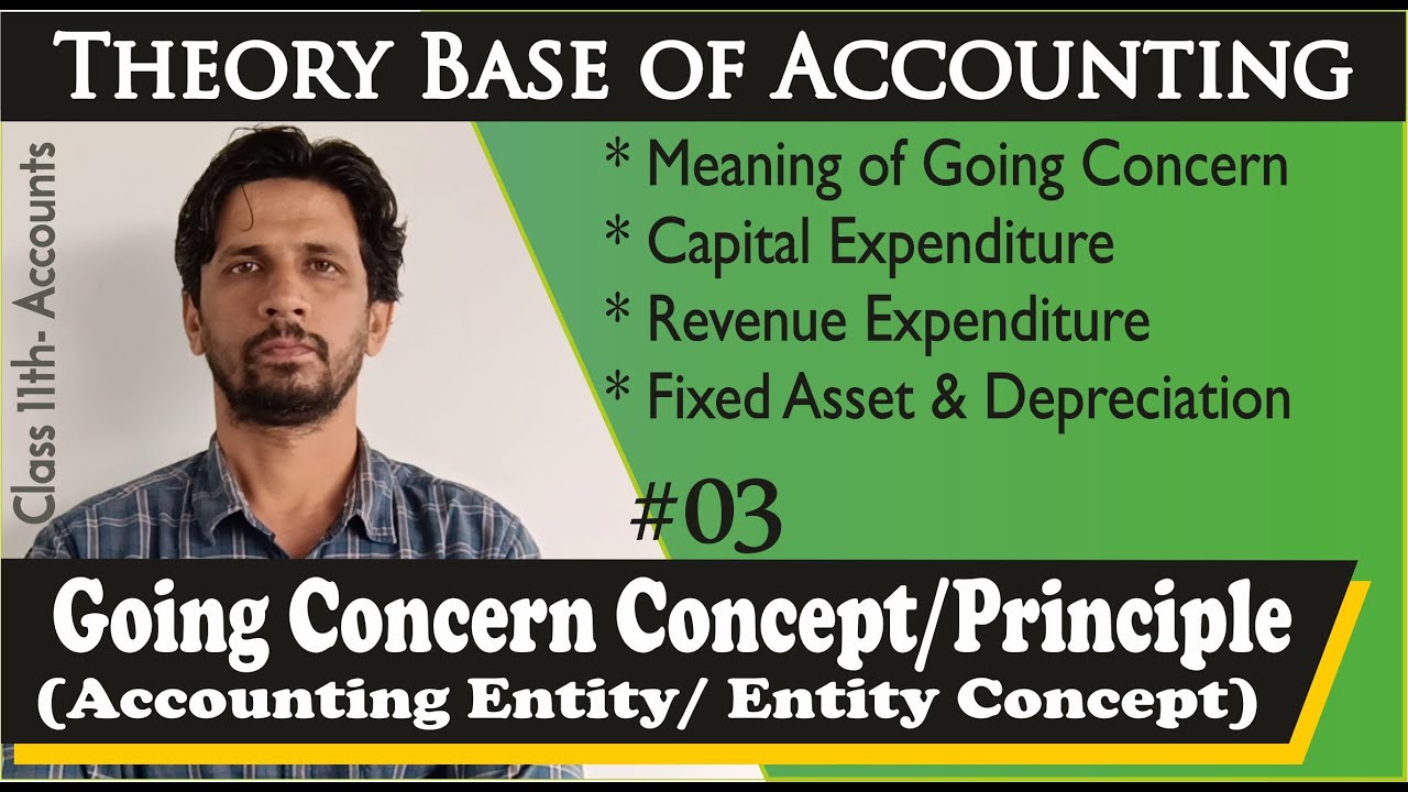 Theory Base of Accounting |#3| Going Concern Concept/ Going Concern ...
