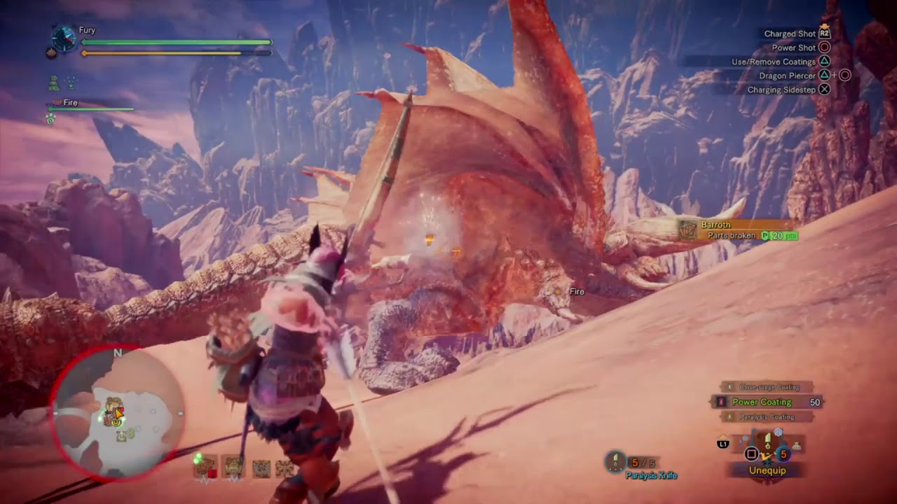 MHW Beta - Solo Diablos Hunt with Hunter's Bow - YouTube