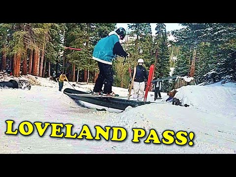 FIRST DAY OF THE SKI SEASON!! (Loveland Pass JIB SESH 2024!) - YouTube
