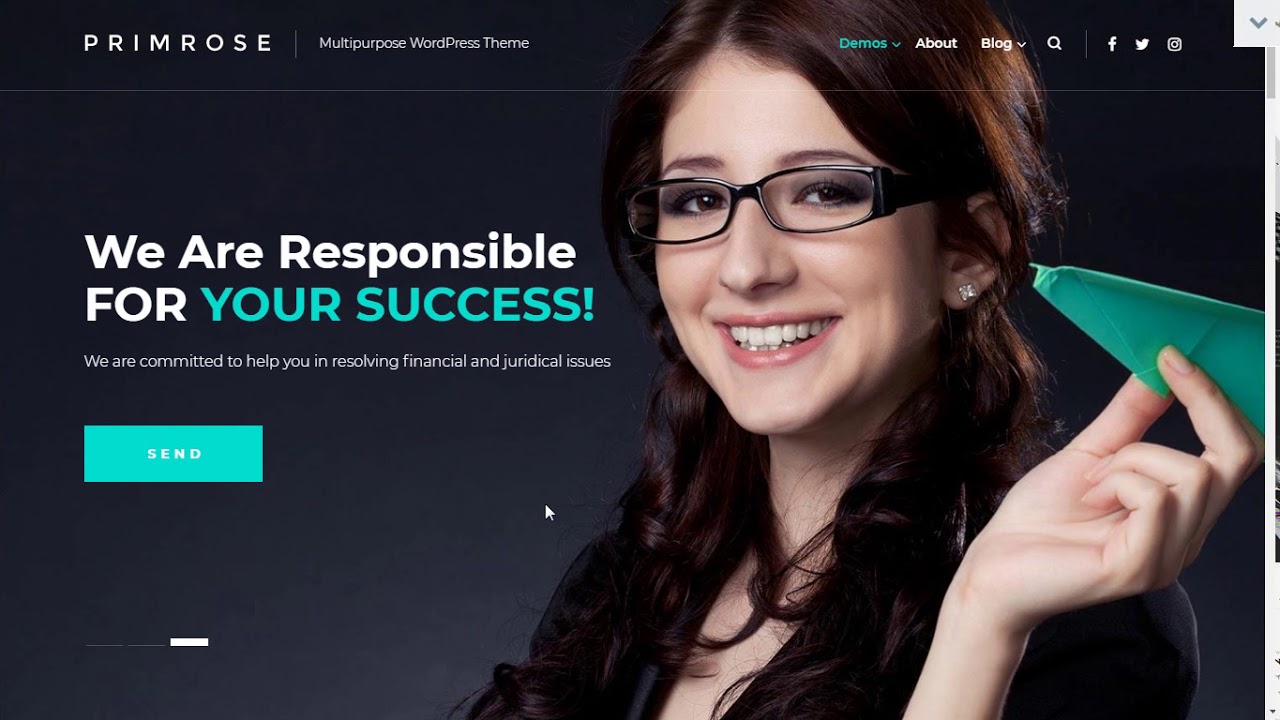 Primrose - Multipurpose WordPress Theme - YouTube