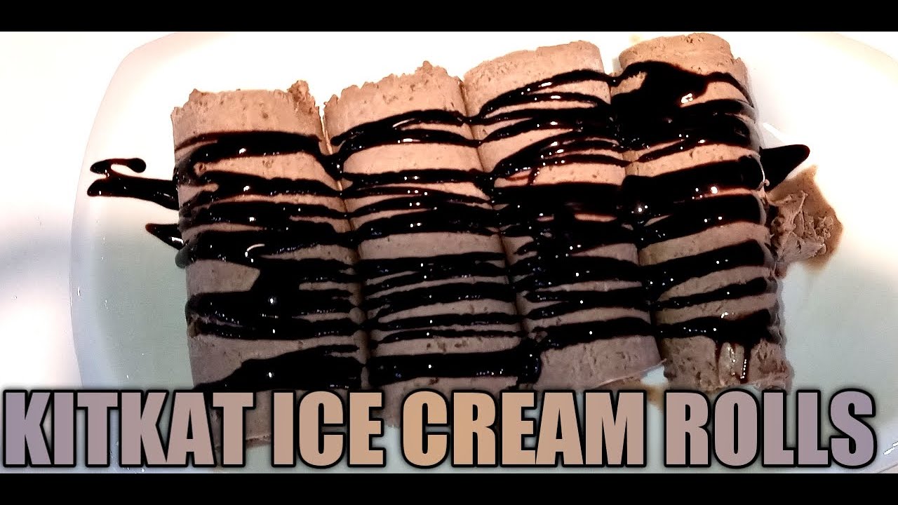 ICE CREAM ROLLS | KITKAT ICECREAM ROLLS BY S.O.T.F. - YouTube