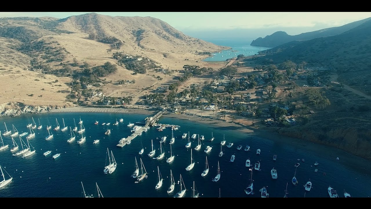 SANTA CATALINA ISLAND Aerial Scenic View (4K Ultra HD) - YouTube