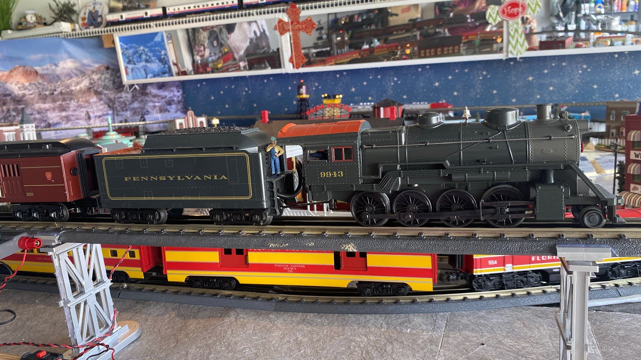 Pennsylvania railroad 2-8-0 consolidation locomotive - YouTube