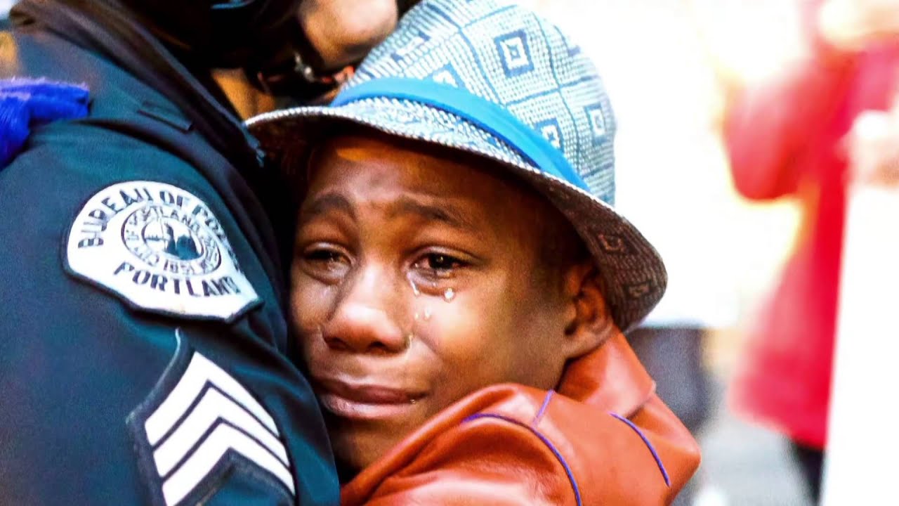 Protestor Hugs Portland Cop At Rally For Ferguson | 3rd Block | NBC ...