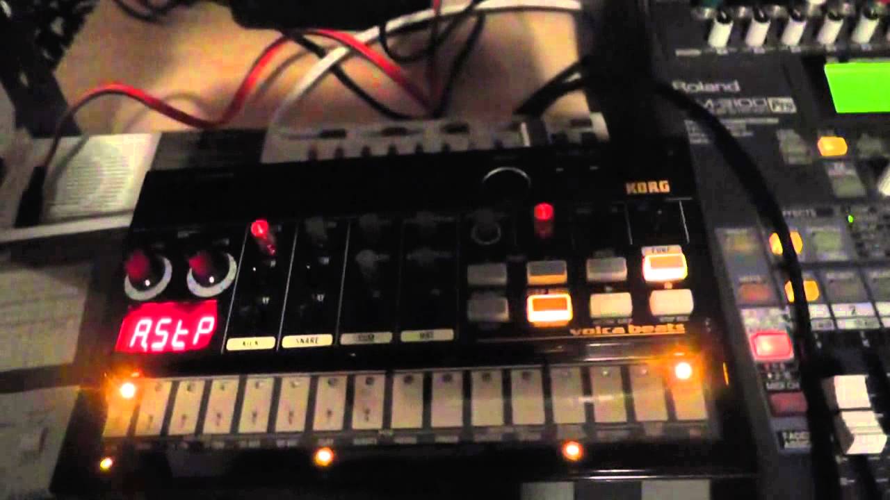 Korg Volca Beats & Amplifier Psychedelic Machine - YouTube