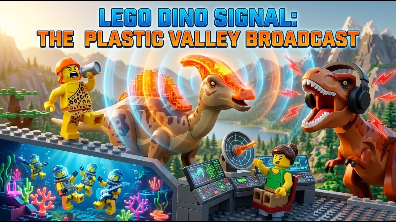 Primal Bricks | LEGO DINOSAUR CORYTHOSAURUS Builds Prehistoric ...