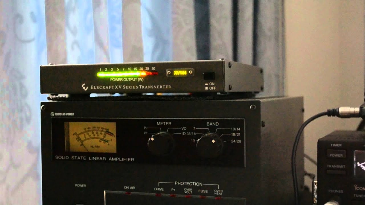 ELECRAFT XV 144 MHZ VHF TRANSVERTER - YouTube