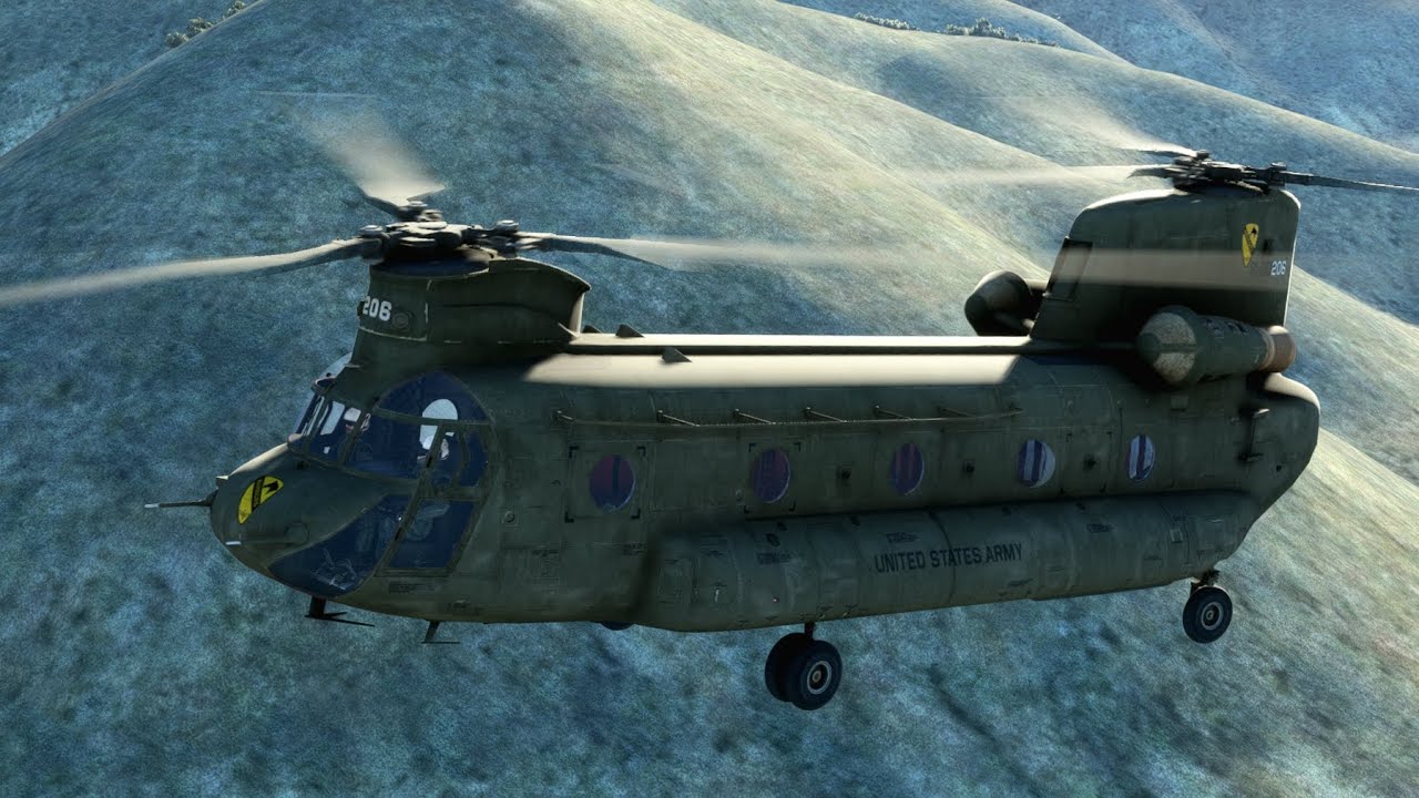 Microsoft flight simulator 2020 Chinook helicopter - YouTube