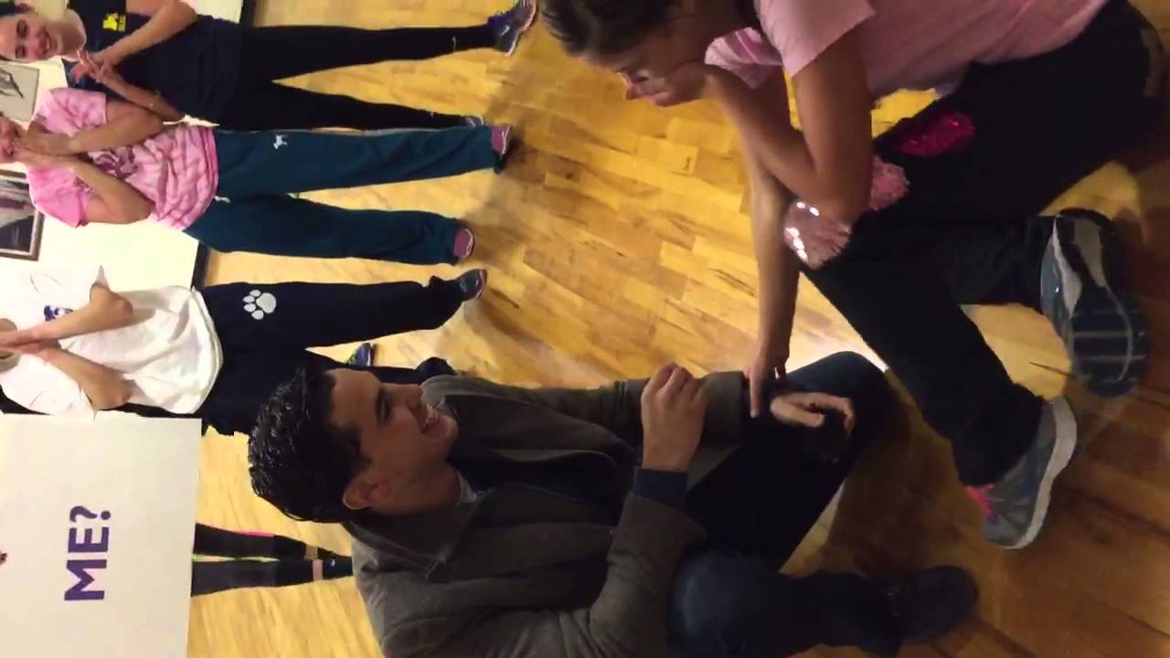 Dance team helps out with proposal!!! - YouTube