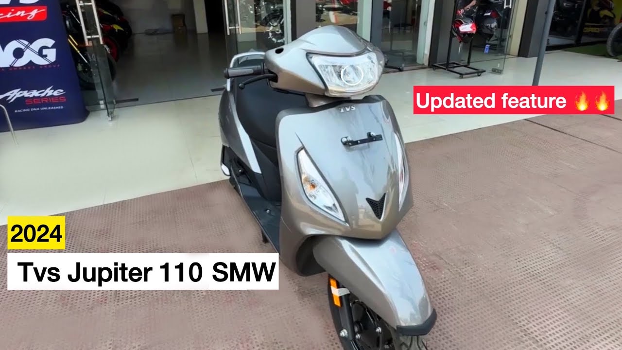 2024 TVS Jupiter Base Full Review Features onroad Price - YouTube