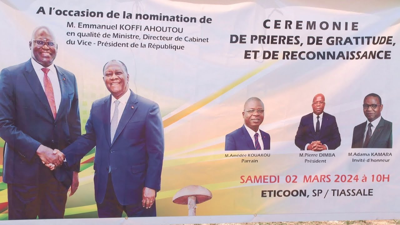 Les populations de la région de l'Agnéby tiassa rendent hommage au ...