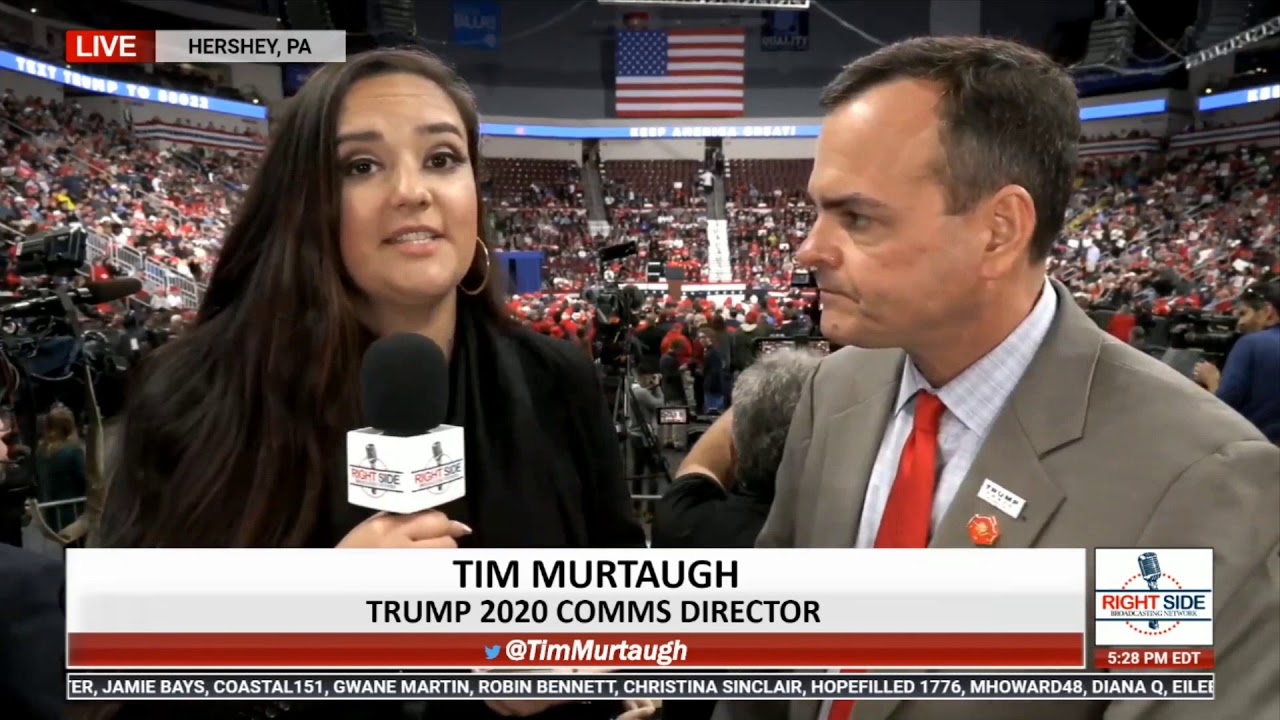 RSBN Interview with Trump 2020 Comms Director Tim Murtaugh in Hershey ...