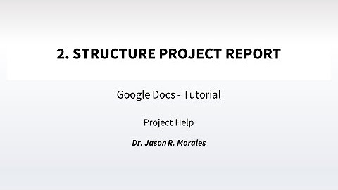 PROJECT - 2. Structure Project Report - YouTube
