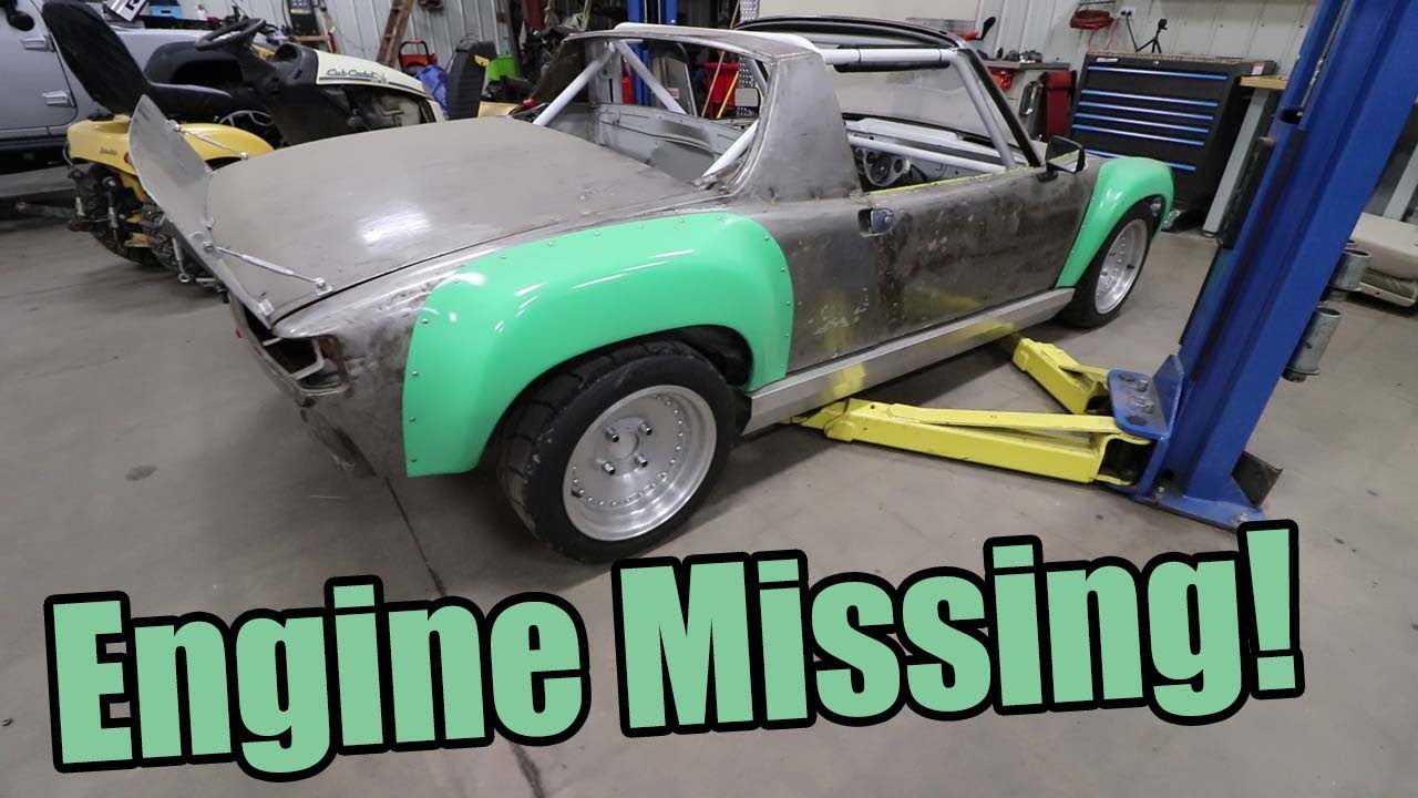 Porsche 914 Rotary Project - Engine removal, making way for 12a - YouTube