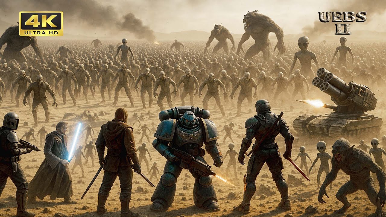 6,000,000 ZOMBIES, WEREWOLVES & ALIENS vs 200,000 ELITE WARRIORS – NO ...