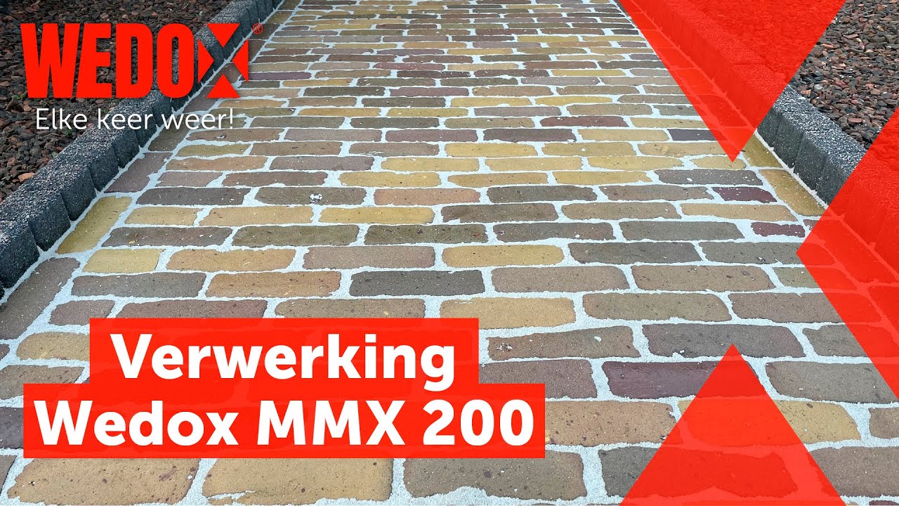 Verwerking Wedox MMX 200 voegmortel - YouTube
