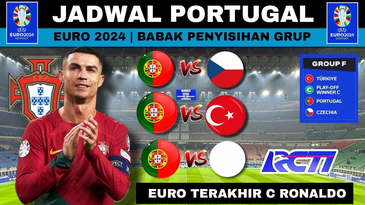 JADWAL PORTUGAL DI EURO 2024 | Jadwal Euro 2024 | Ronaldo Siap Bawa ...