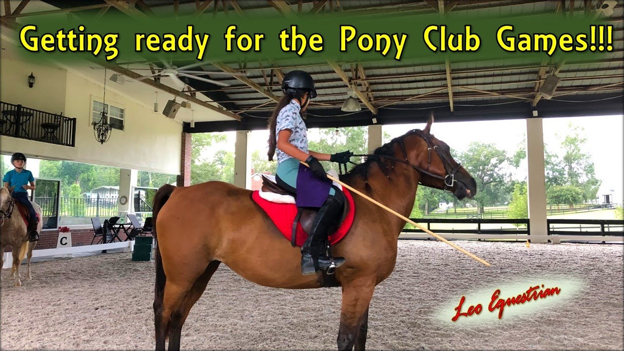 Pony Club Games - Getting ready!!! - YouTube