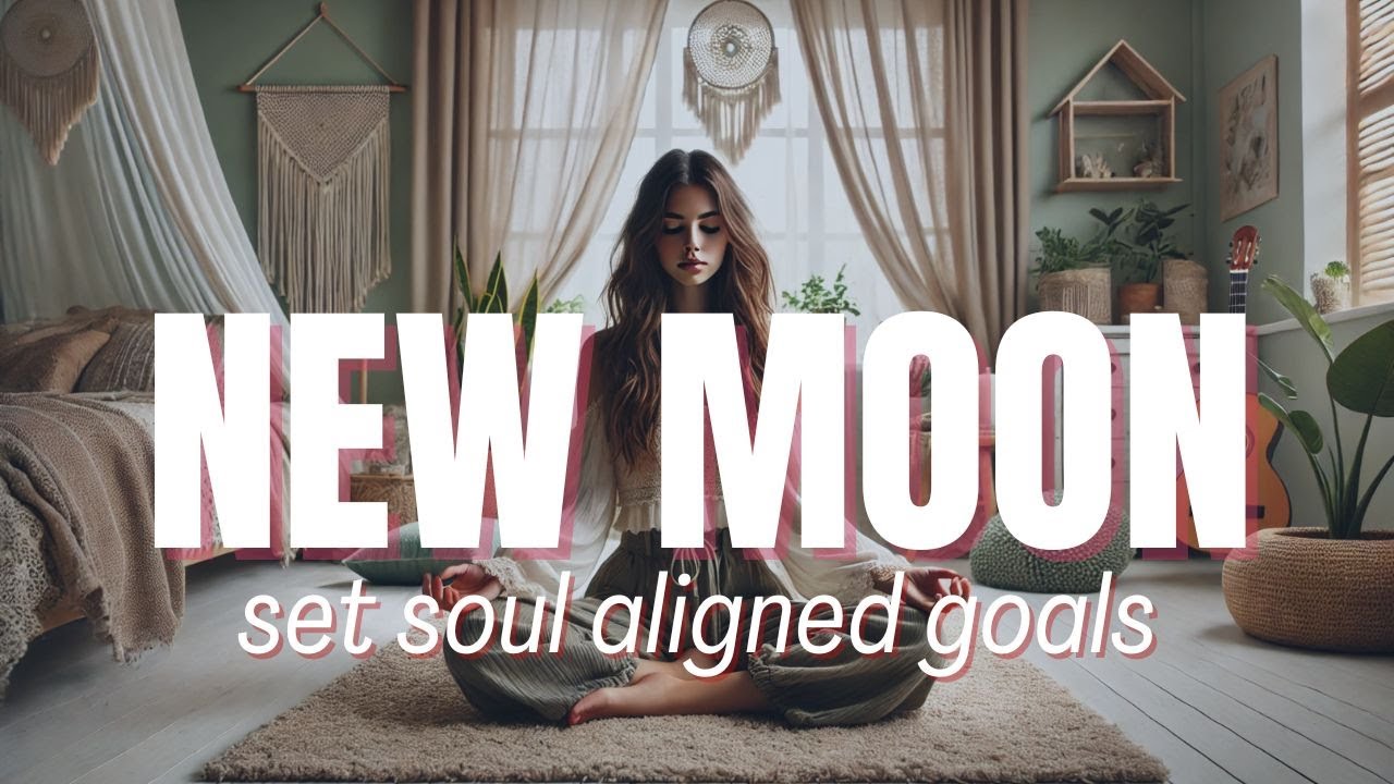 New Moon Meditation MARCH 2025 | Set Soul Aligned Goals and Intentions ...