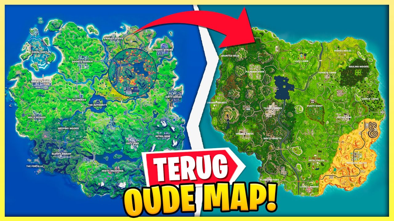 BINNENKORT Kunnen We De OUDE Chapter 1 MAP SPELEN?! - YouTube