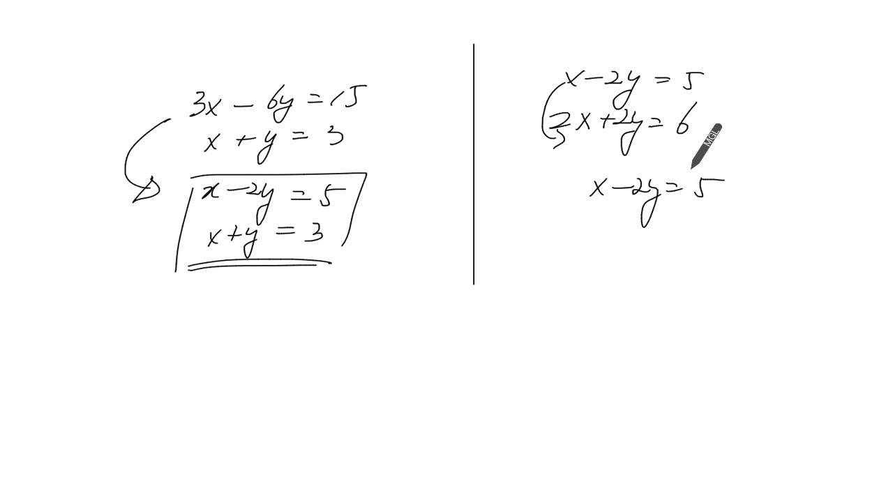 Equivalent Linear Relations and Equivalent Linear Systems - YouTube