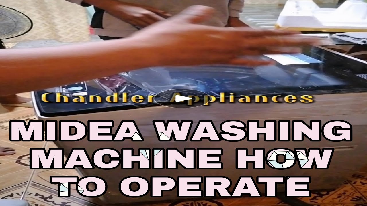 MIDEA WASHING MACHINE 8,5KG FULLY AUTOMATIC, BASIC OPERATE ...