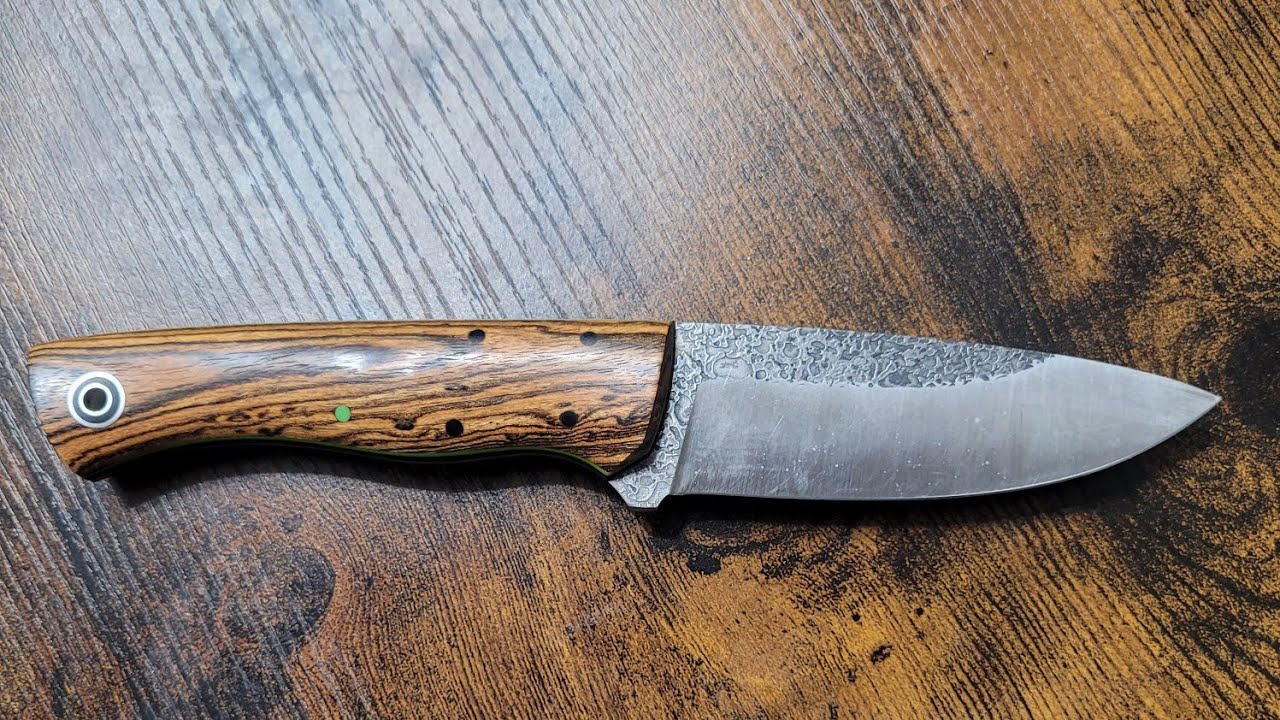 FIDDLEBACK FORGE HUNTER KNIFE REVIEW!! - YouTube