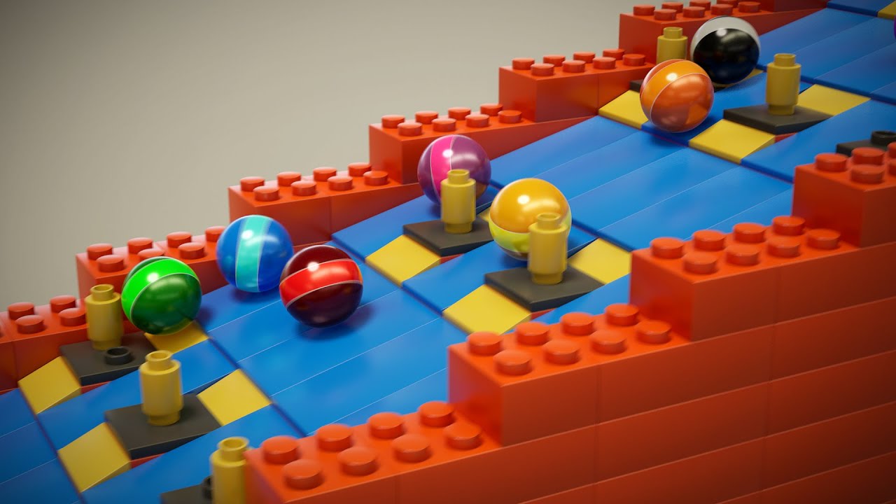 Marble Run | Marble Race Animation - LEGO TRACK #27 - YouTube