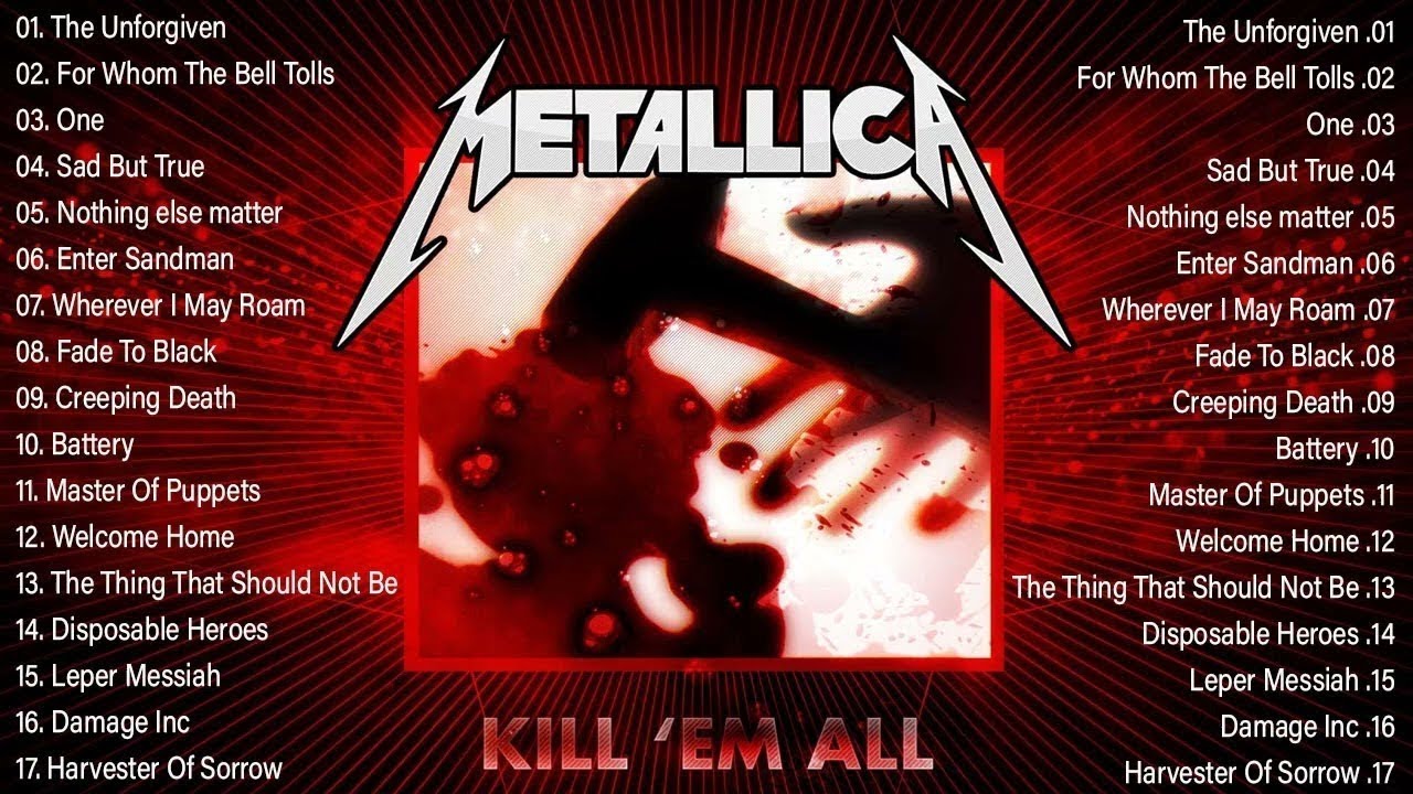 Metallica Greatest Hits Full Album - Best Songs Of Metallica Playlist ...